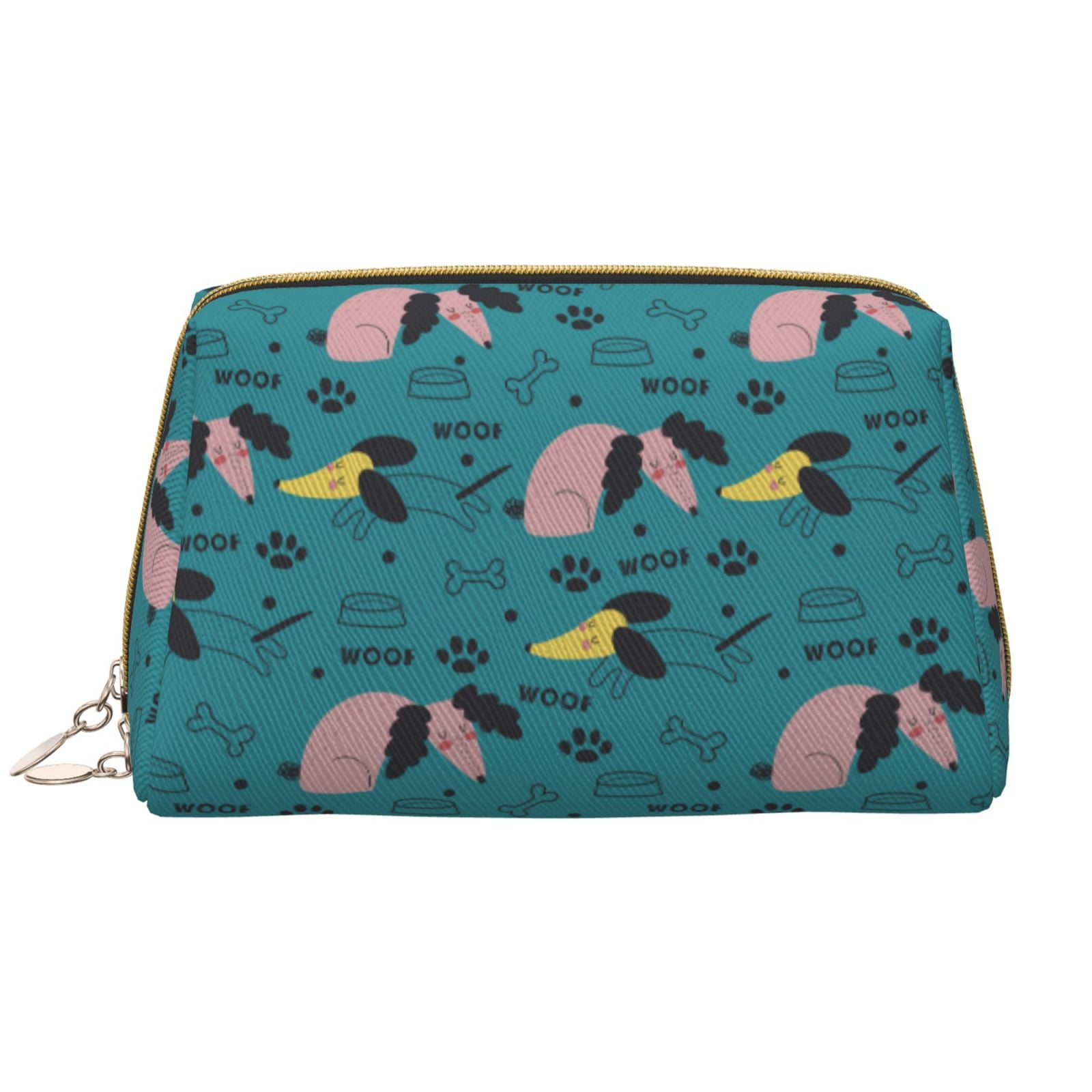 Dachshund Dog Puppy No.1060 Makeup Bag, Large Capacity Cosmetic Bag ...