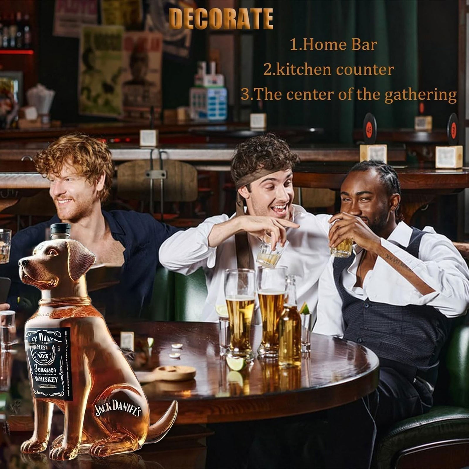 Dachshund Dog Whiskey Decanter, Animal Decanter, Liquor Decanter ...