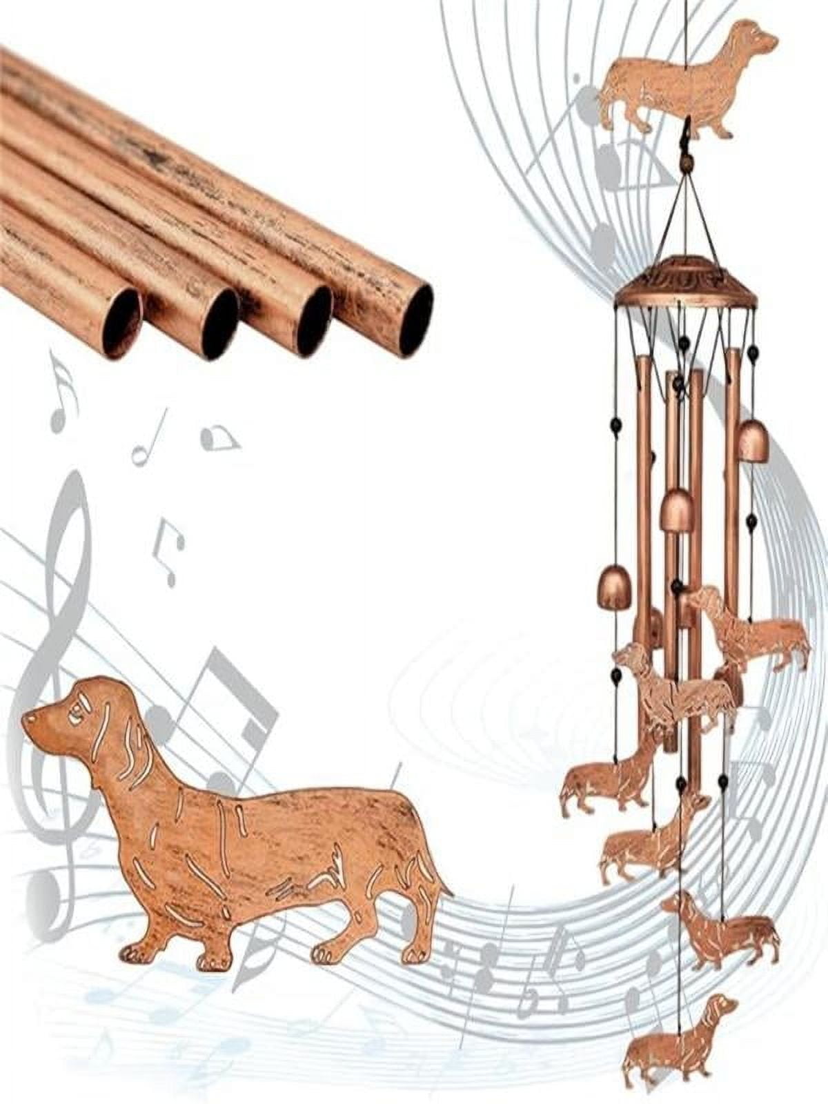 Dachshund Dog Wind Chimes For Outside,Metal Windchimes,Dachshund Dog ...