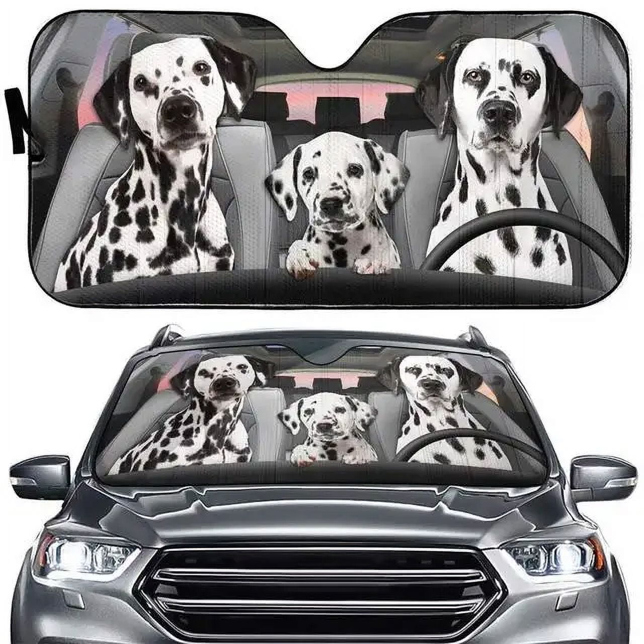 Dachshund Family Funny Safe And Driver Auto Sun Shade1 Windshield ...