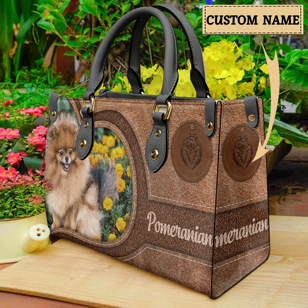 Dachshund French Bulldog Personalized Dog Name Shoulder Bag Female ...