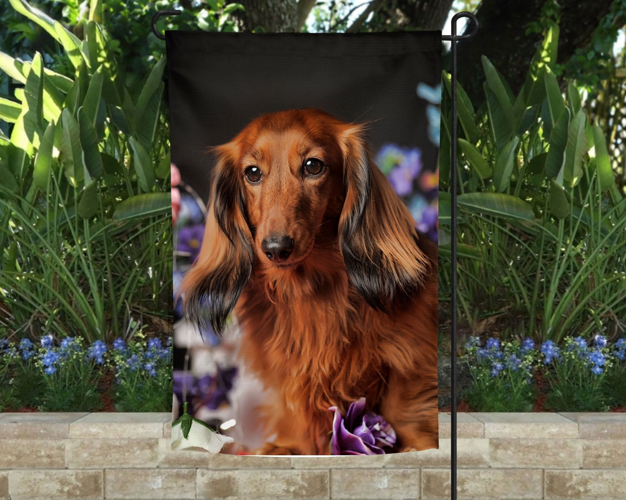 Dachshund Garden Flag - Walmart.com