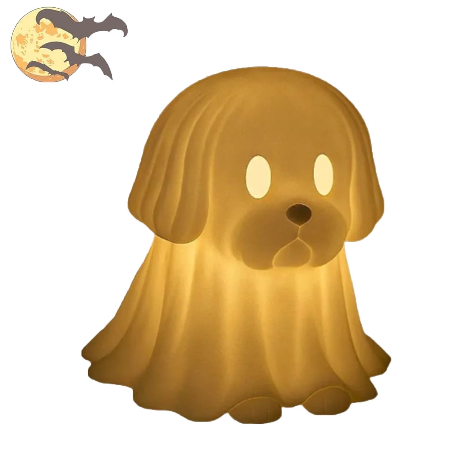 Dachshund Ghost Lamp French Halloween Glowing Ghost Dog Figurine, Cute ...