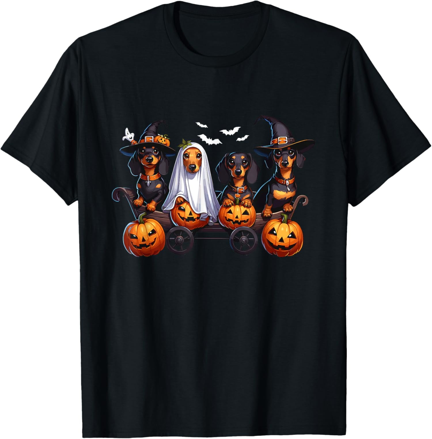 Dachshund Happy Halloweiner Funny Halloween Dogs Gifts Men Woman T ...
