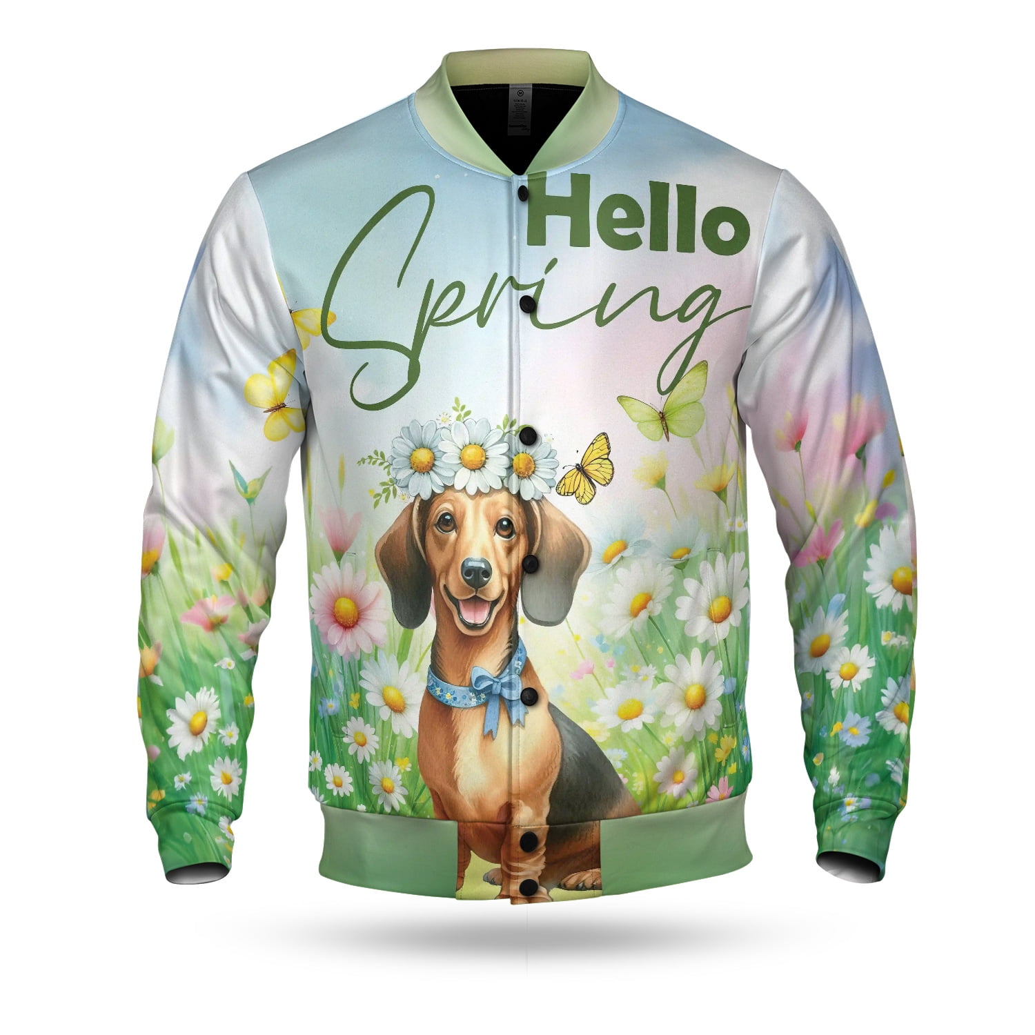 Dachshund Hello Spring Time Flower Floral Nature All Over Print 3D ...