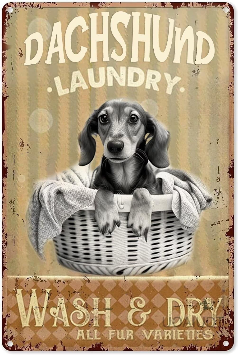 Dachshund Jigsaw Puzzles 500 Pieces For Adults - Dachshund Laundry Wash ...