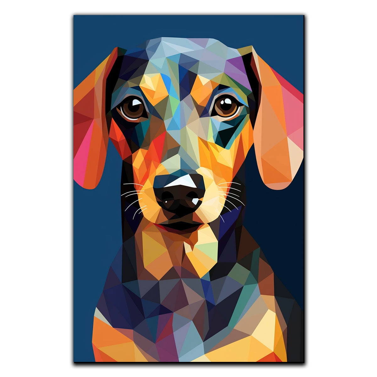 Dachshund Large Canvas Wall Art for Living Room Bedroom Dog Picture ...