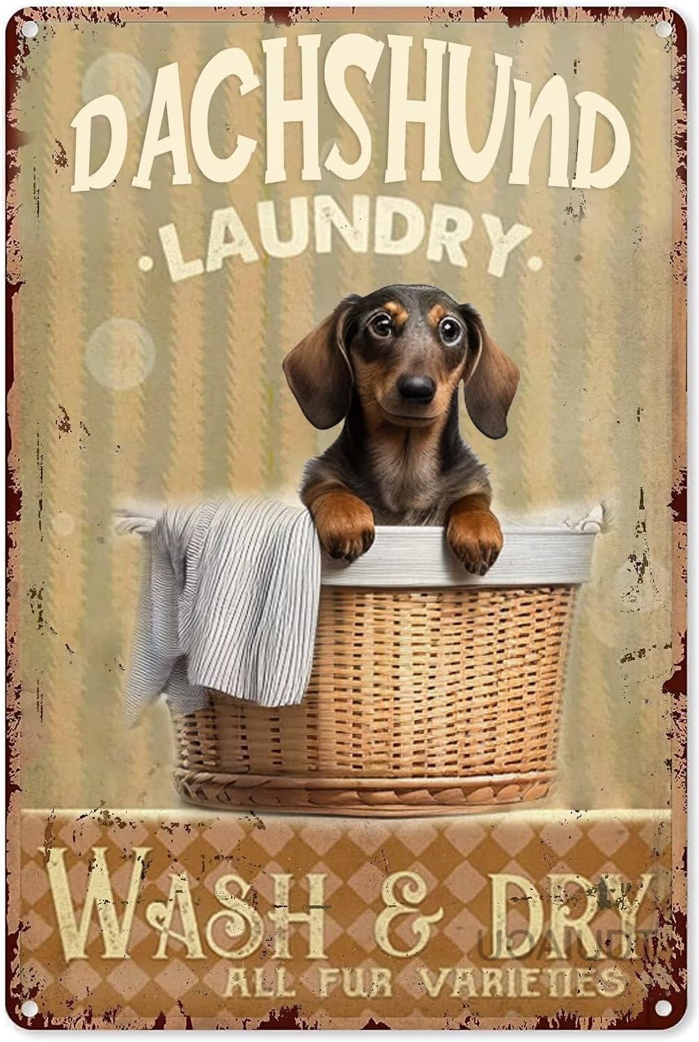 Dachshund Laundry 35 Pieces Wooden Jigsaw Puzzles For Adults- Wash ...
