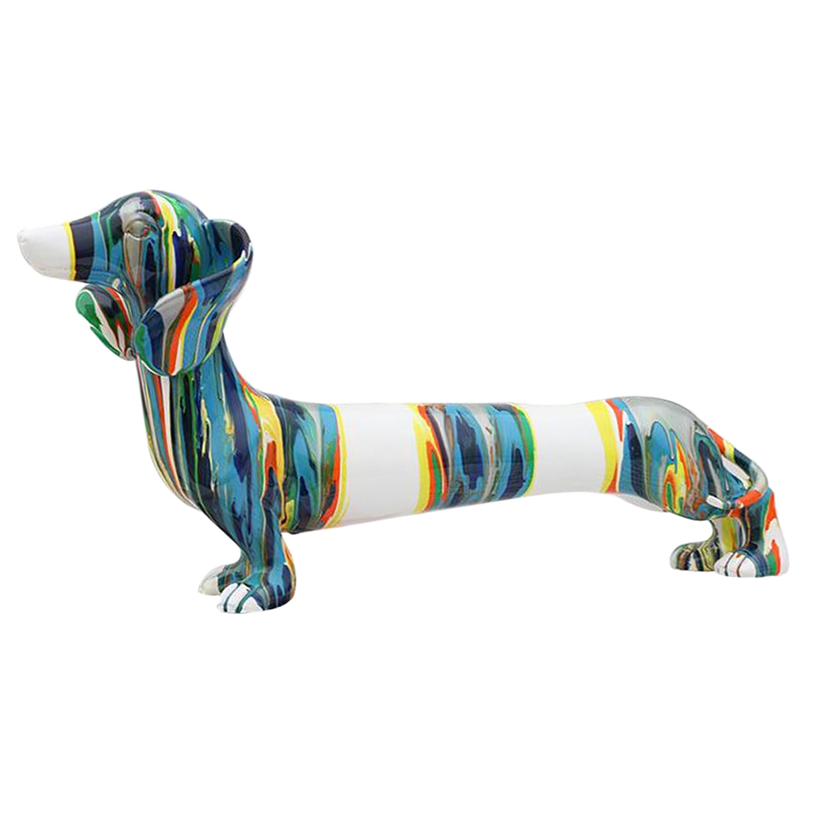 Dachshund Miniature Figurines Dog Animals Hand Painted resin material ...