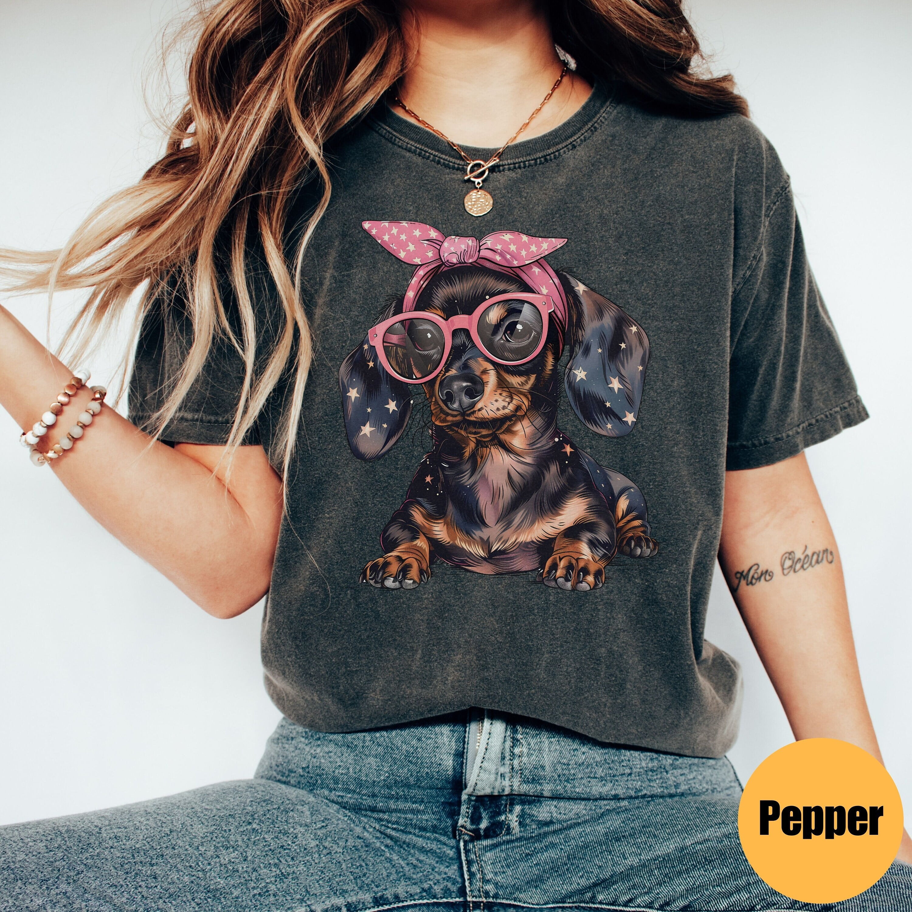 Dachshund Mom Doxie Shirt Long Haired Dachshund Shirt Sausage Dog ...