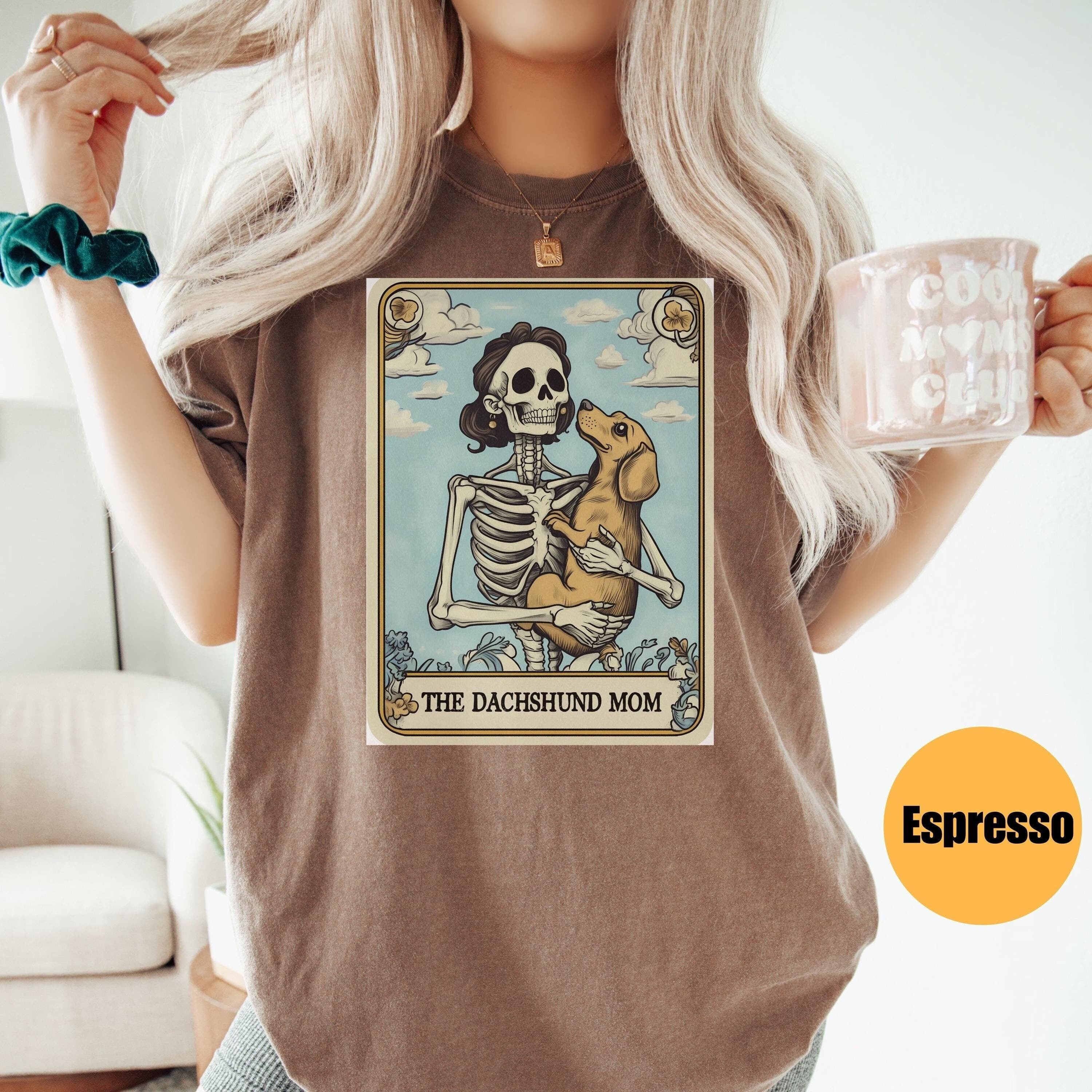 Dachshund Mom Shirt, Dachshund Tarot Card Shirt, Dachshund Lover Gift ...