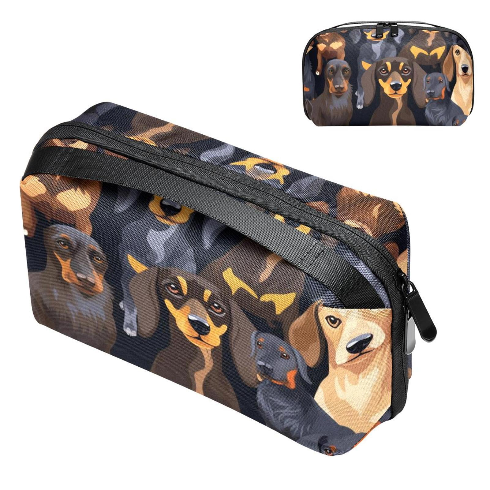 Dachshund Oxford Cloth Waterproof Charger Organizer for Electronic ...