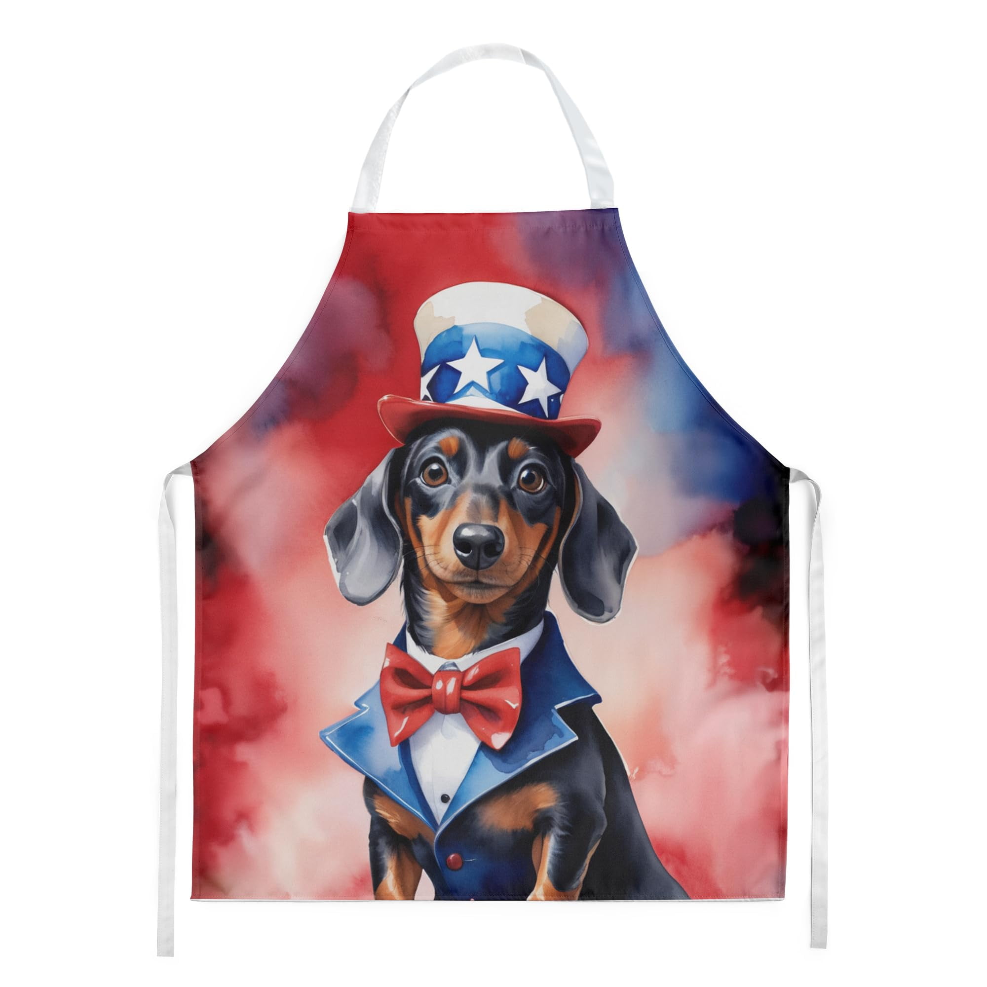 Dachshund Patriotic American Apron 27 in x 30 in - Walmart.com