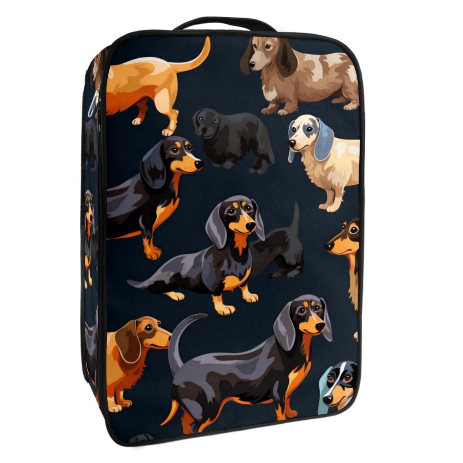Dachshund Polyester Shoe Boxes Organizer Storage Container - 23x31cm ...