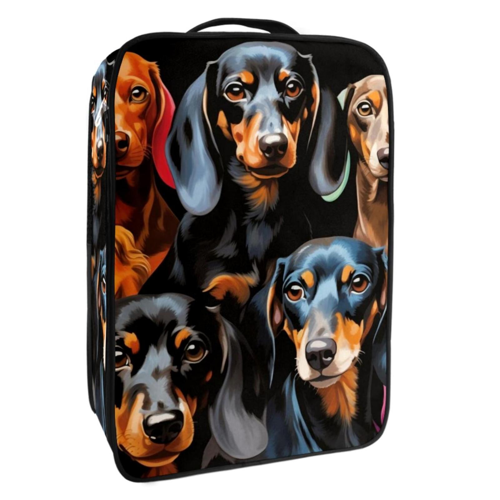 Dachshund Polyester Shoe Organizer Box 23x31cm 9x12in | Closet Storage ...