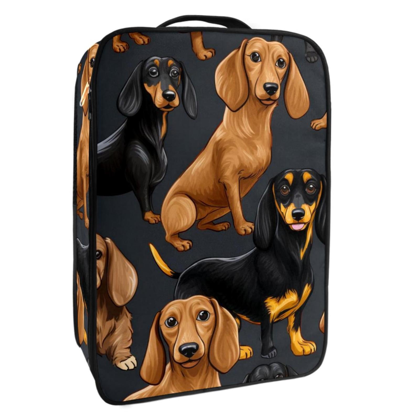 Dachshund Polyester Shoe Organizer Box - Compact 23x31cm Size for Easy ...