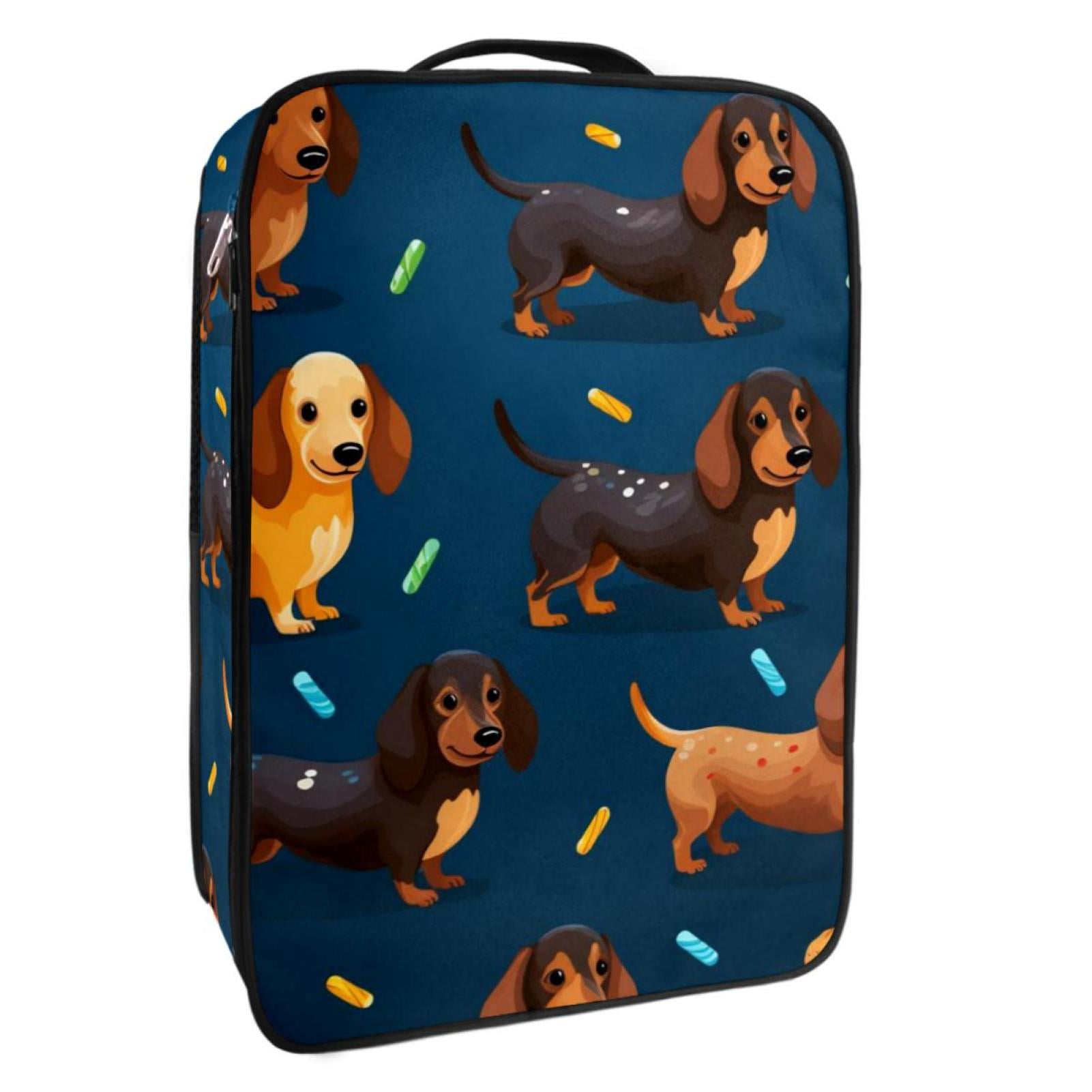 Dachshund Polyester Shoe Storage Box Organizer - 23x31cm/9x12in Size ...
