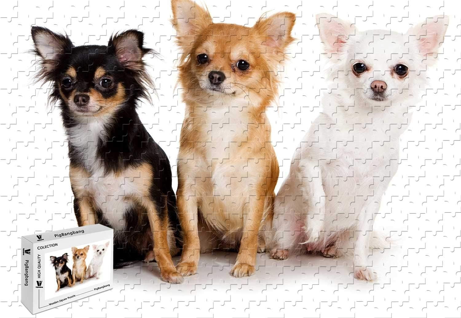 Dachshund Puppies Dog Jigsaw Puzzles for Adults 300 Pieces, Wooden ...