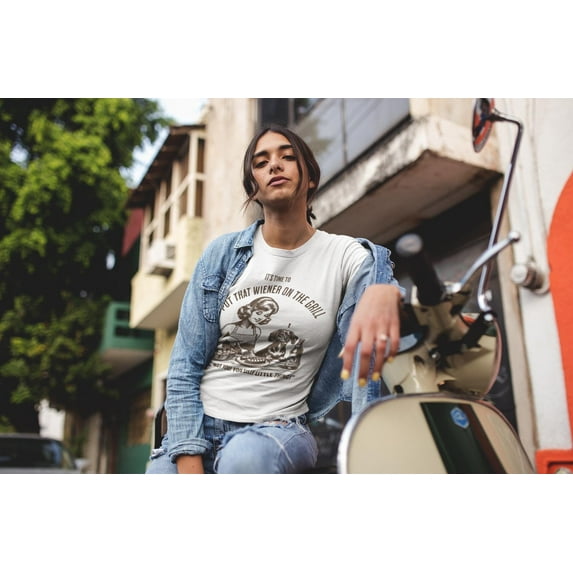 Dachshund Shirt Graphic Tee - Funny Wiener Dog BBQ T-Shirt, Retro 50s ...