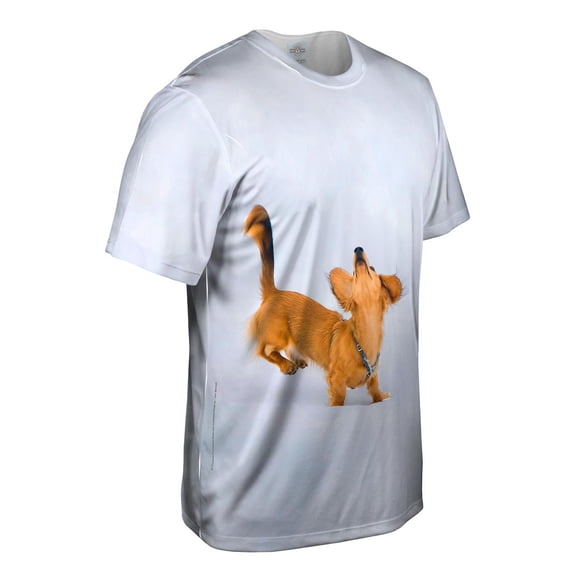 Dachshund Snow Dance Mens T-Shirt All Over Print - Walmart.com