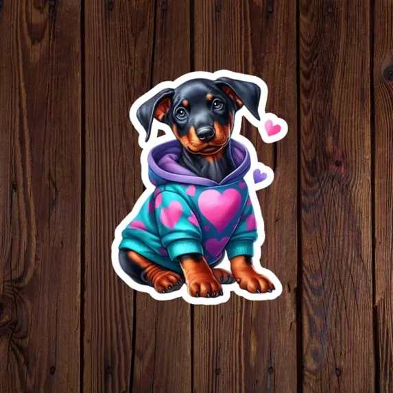 Dachshund Sticker Dog Puppy Cute Animal Pet Novelty Laptop Sticker ...