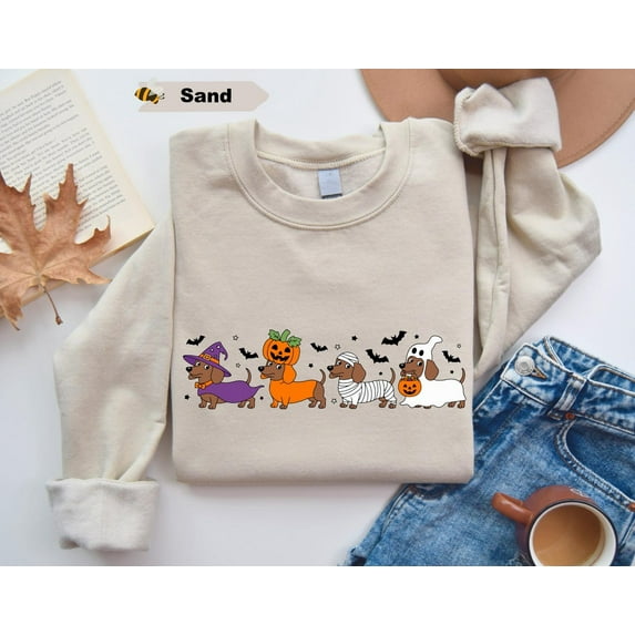 Dachshund Sweatshirt And T-Shirt, Season Dachshund Shirt, Season Hot ...