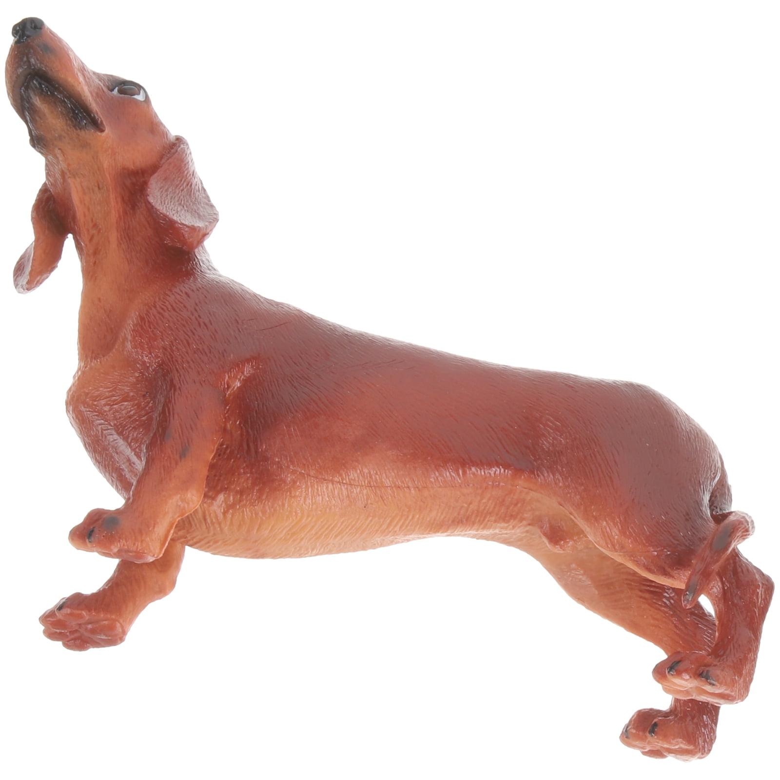 Plastic Fake Dog Figurine Simulation Dog Figure Plastic Animal Figure ...