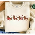 Dachshund Valentine Sweatshirt Wiener Dog Doxie Fun Heart Love Design ...