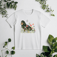 Dachshund With Butterflies And Flowers Cute Pet Lover Spring Art Unisex ...