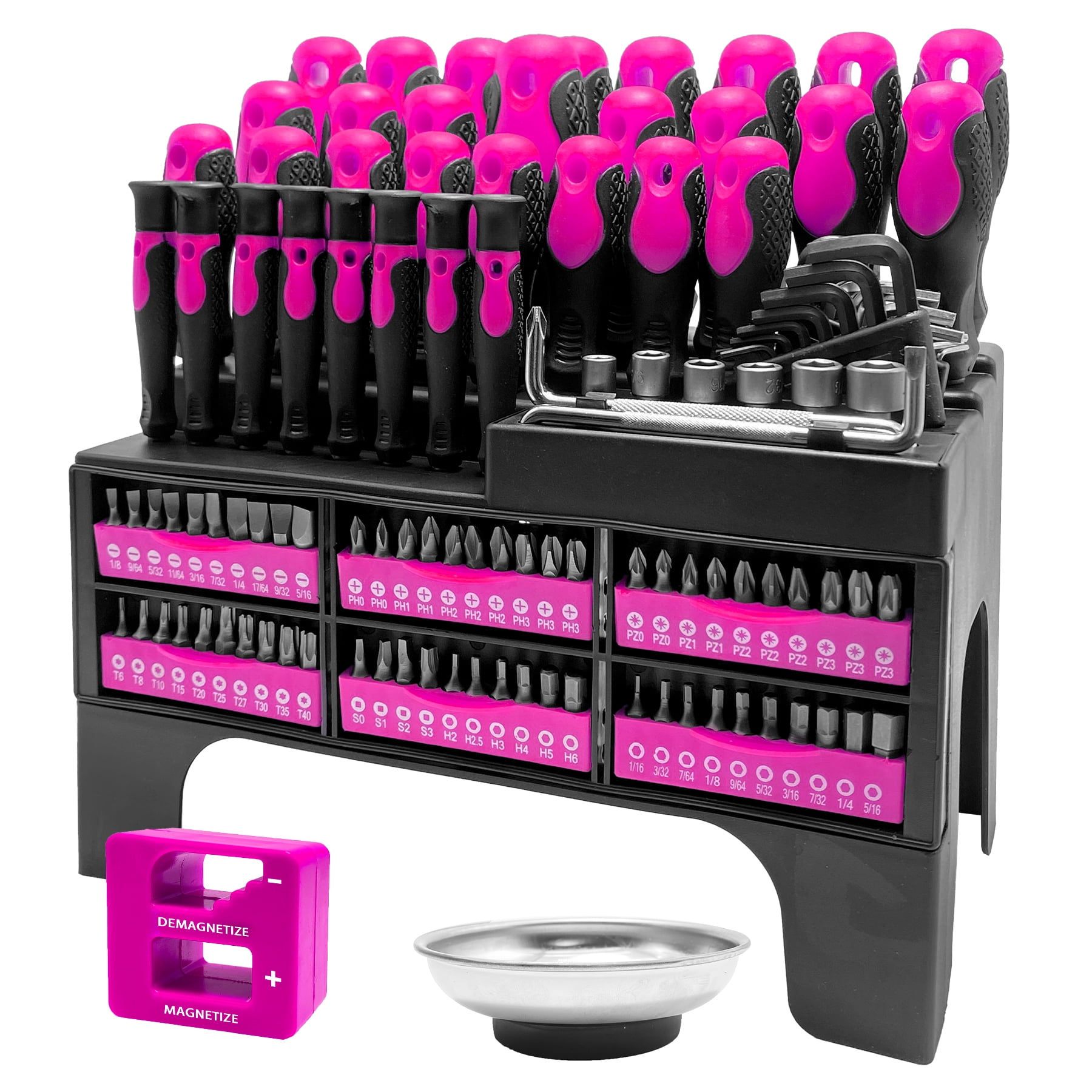 Dack Duck 118PCS Magnetic Screwdrivers Set With Plastic Ranking,Tools ...