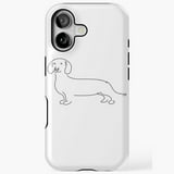 Dackel Dog Drawing Art Pet Case for iPhone 11 12 13 14 15 16 17 Pro Max ...