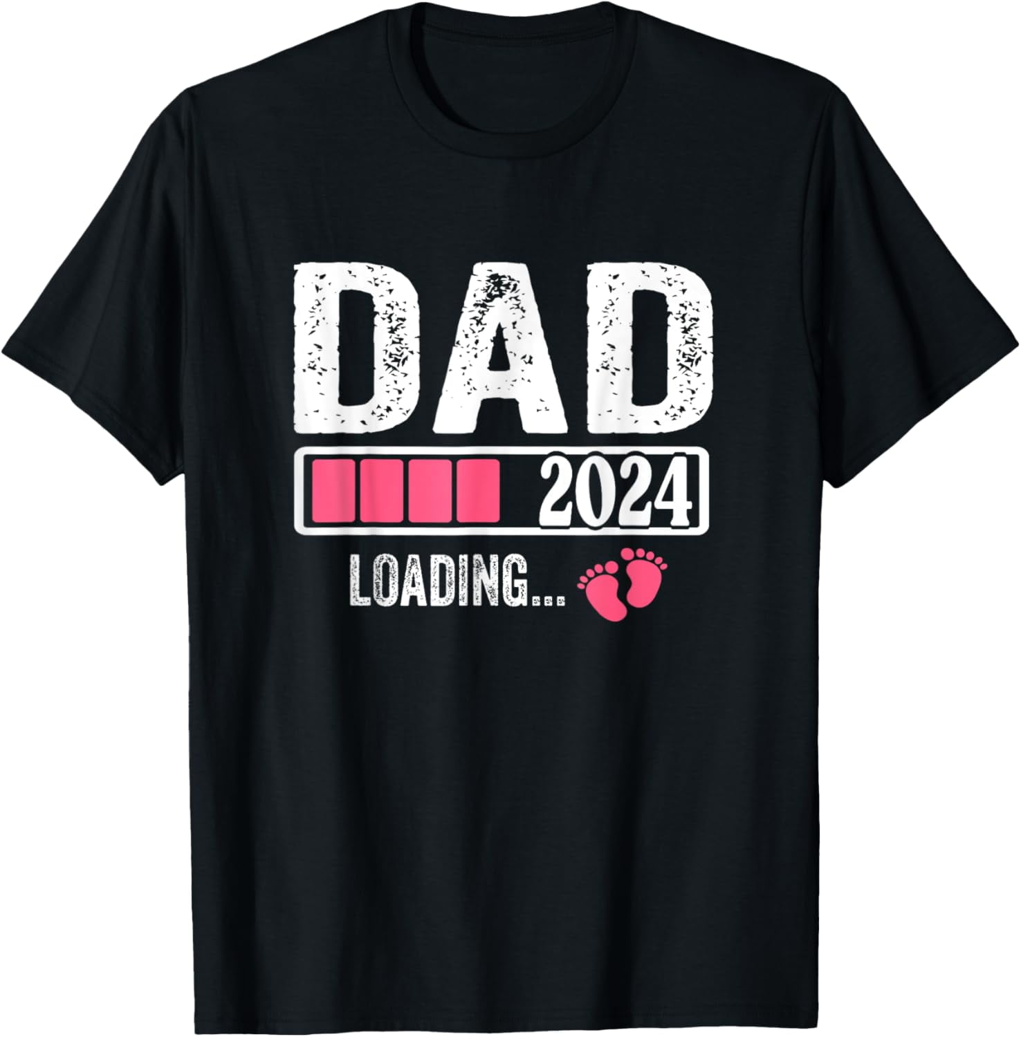 Dad 2024 Loading It's a Girl Baby Pregnancy Announcement T-Shirt ...