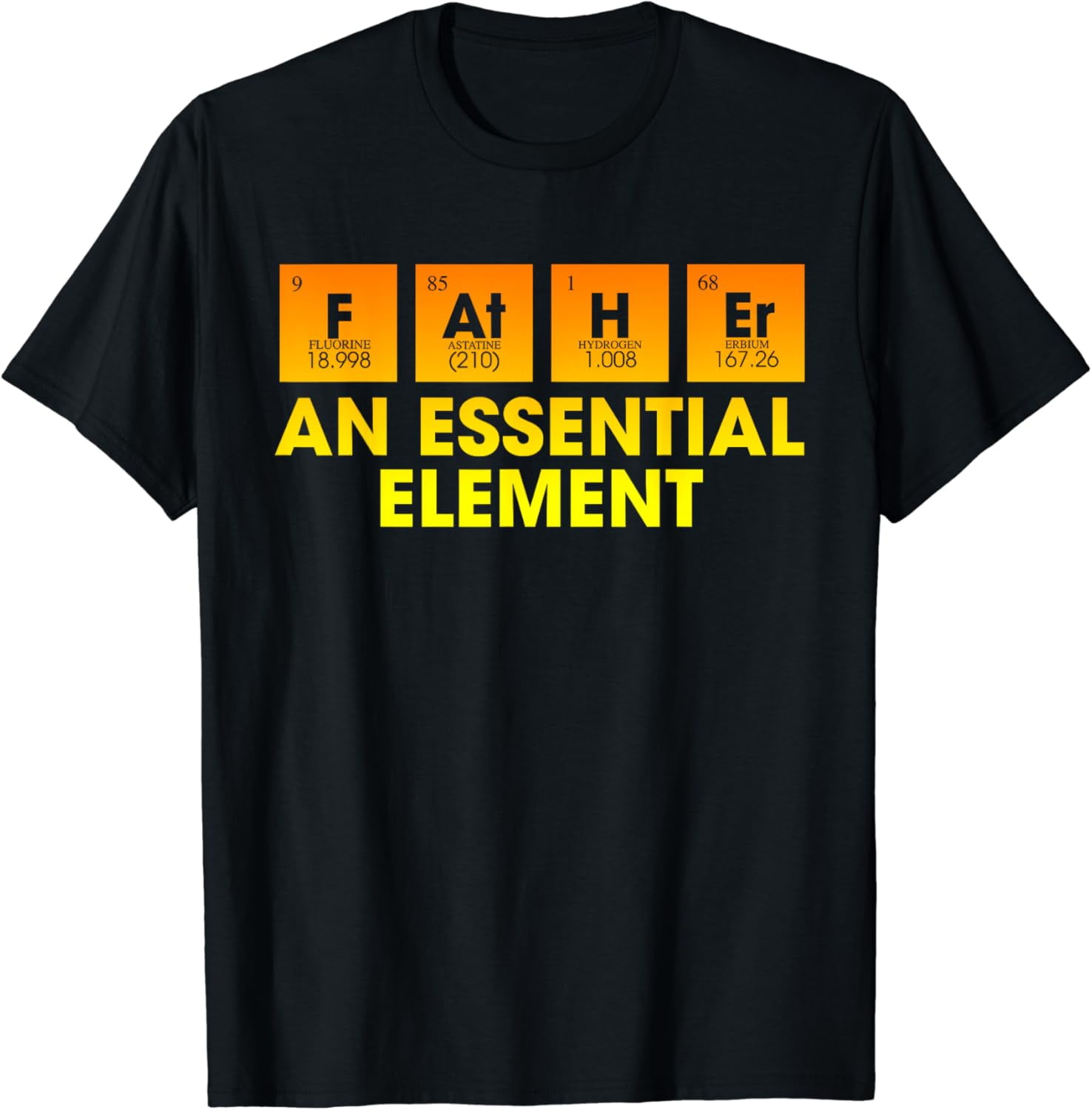Dad An Essential Element Father's Day Periodic Table T-Shirt - Walmart.com
