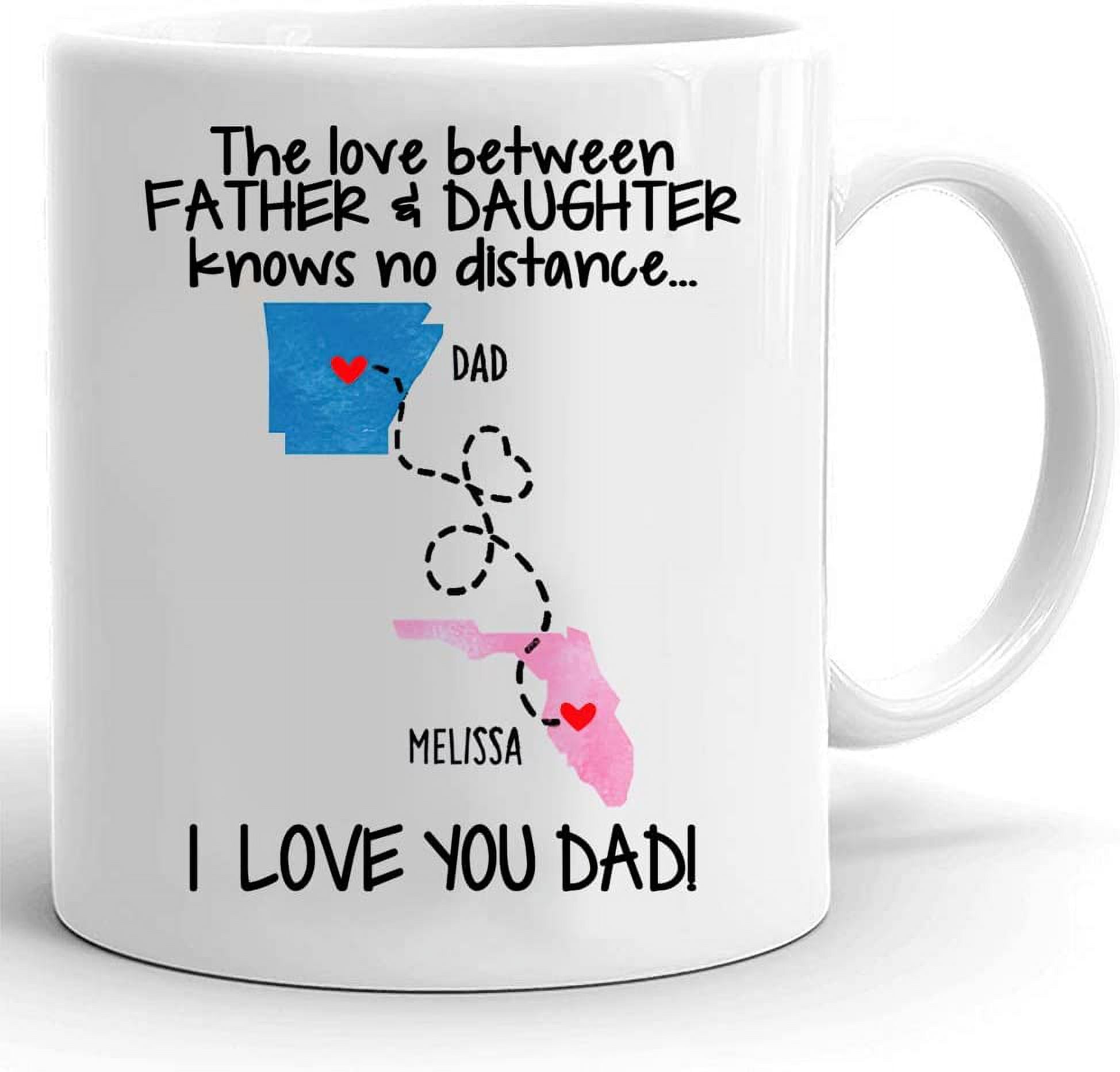 Dad And Daughter Mug, Fathers Day Mug, The Love Between Father And ...