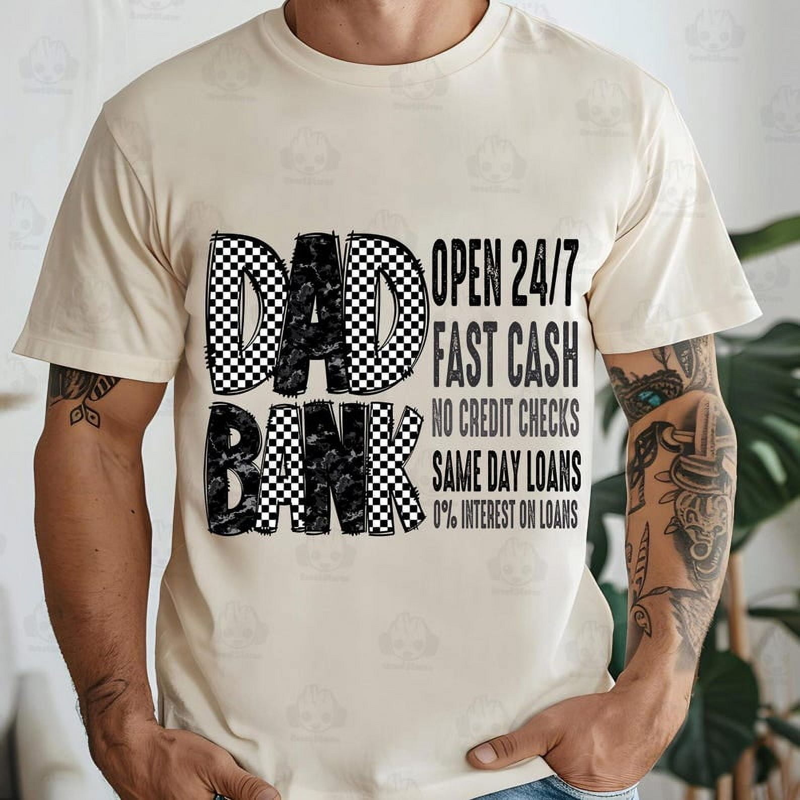 Dad Bank T-shirt, Bank of Dad Shirt, Father's Day Shirt, Funny Dad ...