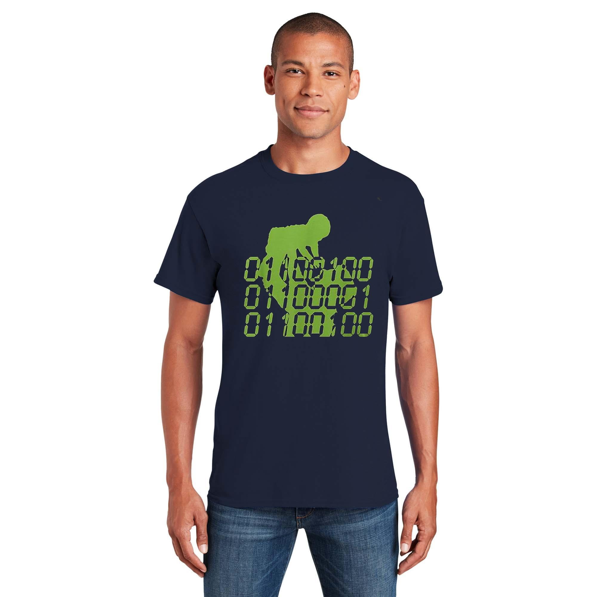 Dad Binary Code Father's Day Tech Geek Nerd Coder Programming T-Shirt (2) Unisex, up to 5XL ...