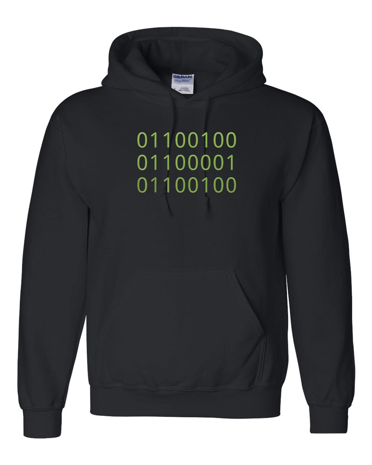 Dad Binary Code, Father's Day, Tech Geek, Nerd Humor, Quote Design, IT Hoodie Unisex, up to 5XL ...
