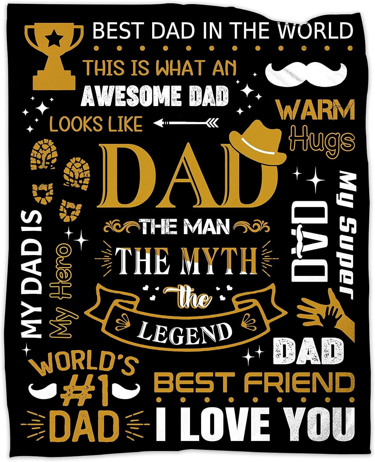Dad Blanket Gift - Father Blanket Gift to My Dad, Father''s Day Blanket ...