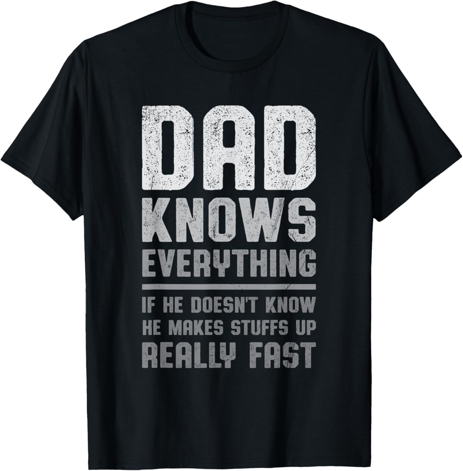 Dad Bod Dad Knows Everything Dad a Base Funny Fathers Day T-Shirt ...