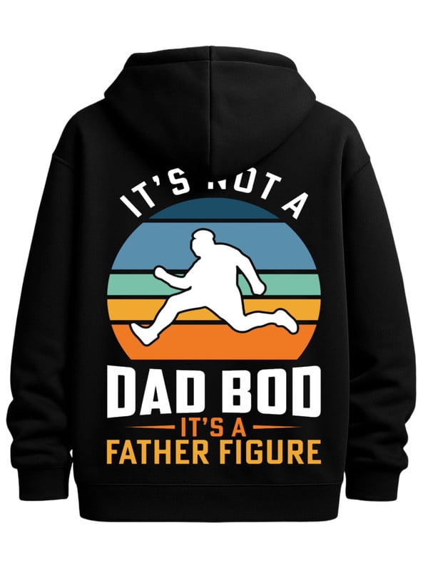 Dad Bod Father Figure sweatshirt men's sweater hoodie black Daily and ...