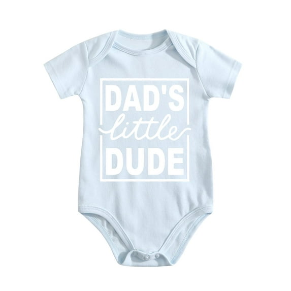 Dad Bodysuit Daddy Newborn Daddys Girls Boy Baby Clothes Unisex I Love ...