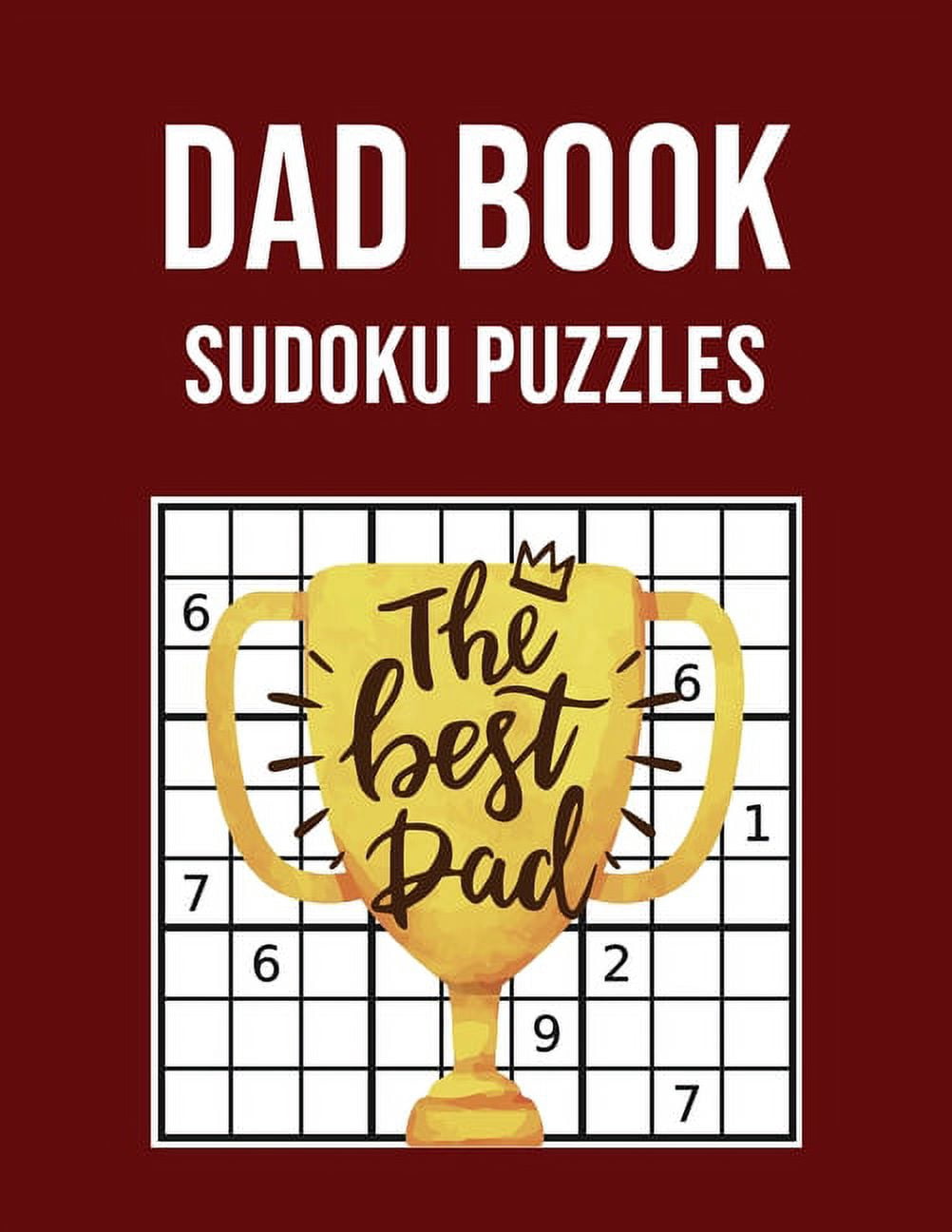 Dad Book Sudoku Puzzles: Large Print Activity book - Perfect Gift for ...
