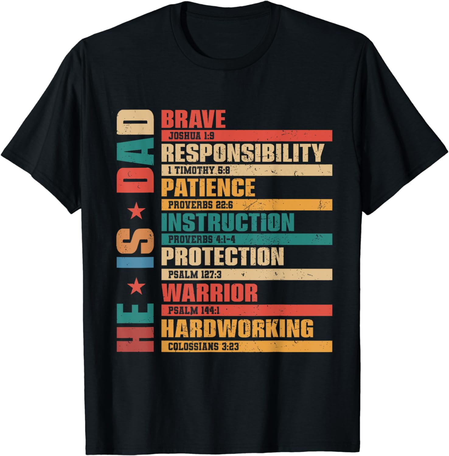 Dad Dada Daddy Granddad Fathers Day He Is Dad T-Shirt - Walmart.com