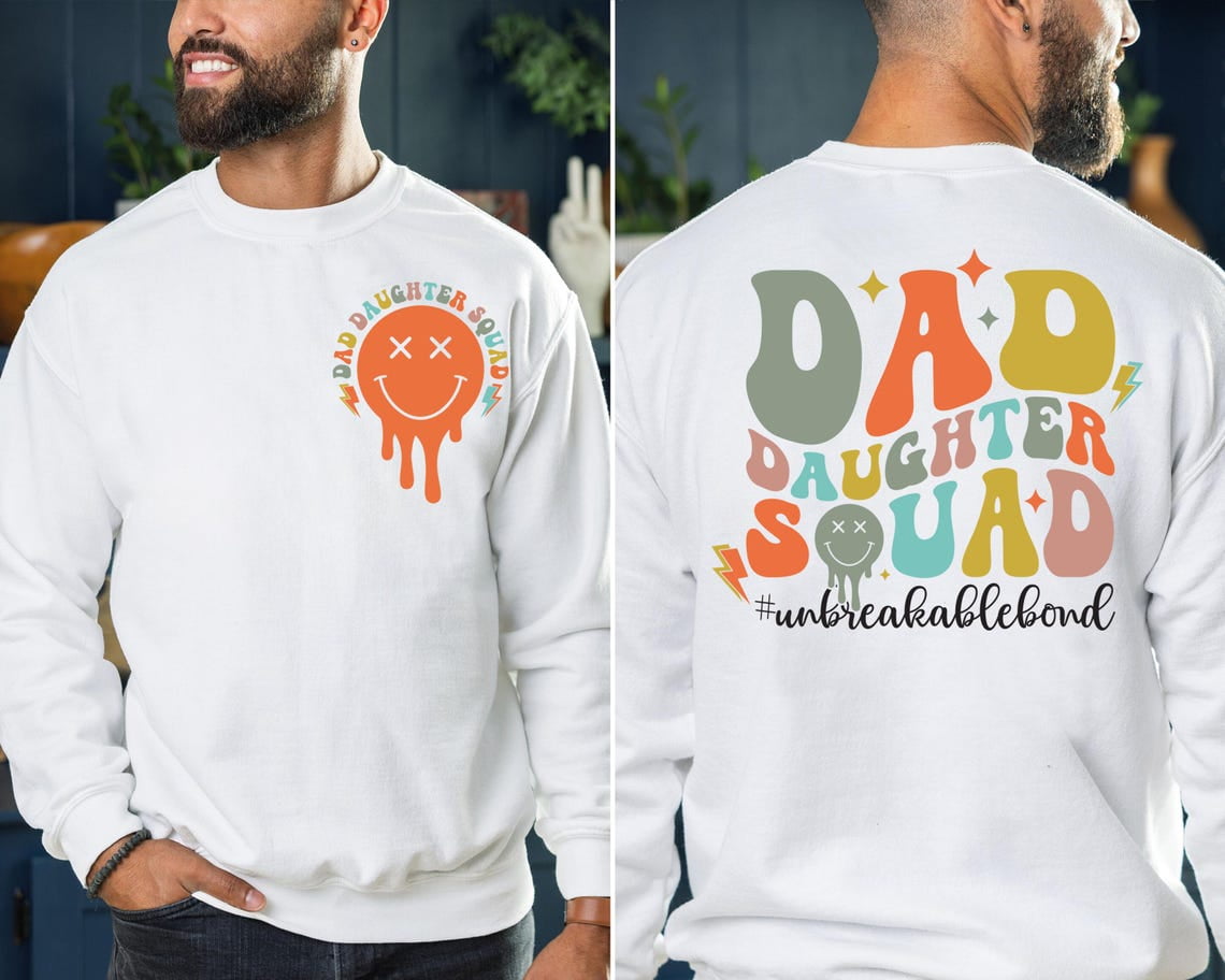 Dad Daughter Squad Shirt, Unbreakable Bond Shirt, Daddy's Shirt, Lovely ...