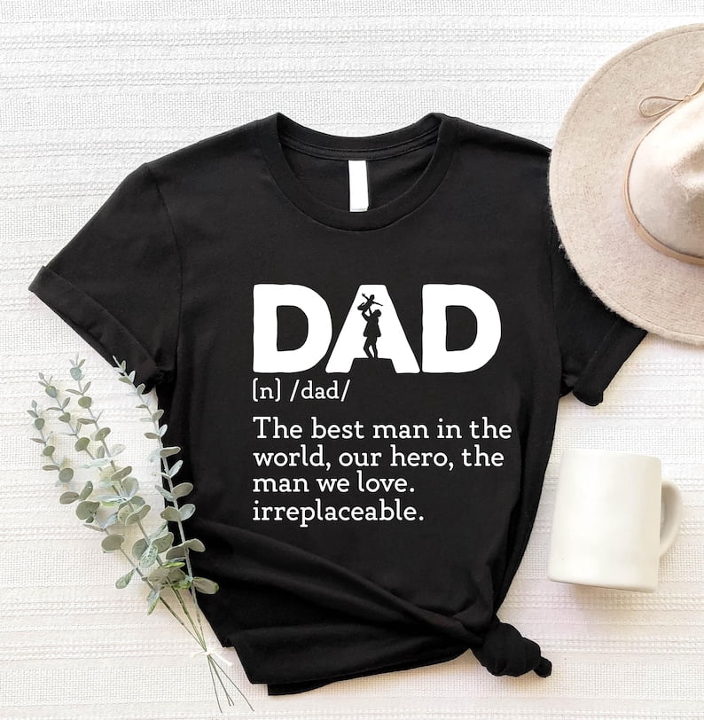 Dad Definition Shirt, Best Man Shirt, Fathers Day Gift, Cute Dad Tee ...