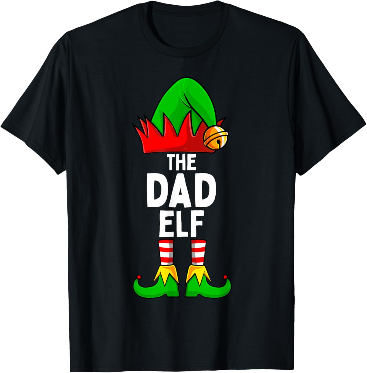 Dad Elf Matching Family Christmas Men T-Shirt - Walmart.com
