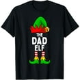 Dad Elf Matching Family Christmas Men T-Shirt - Walmart.com