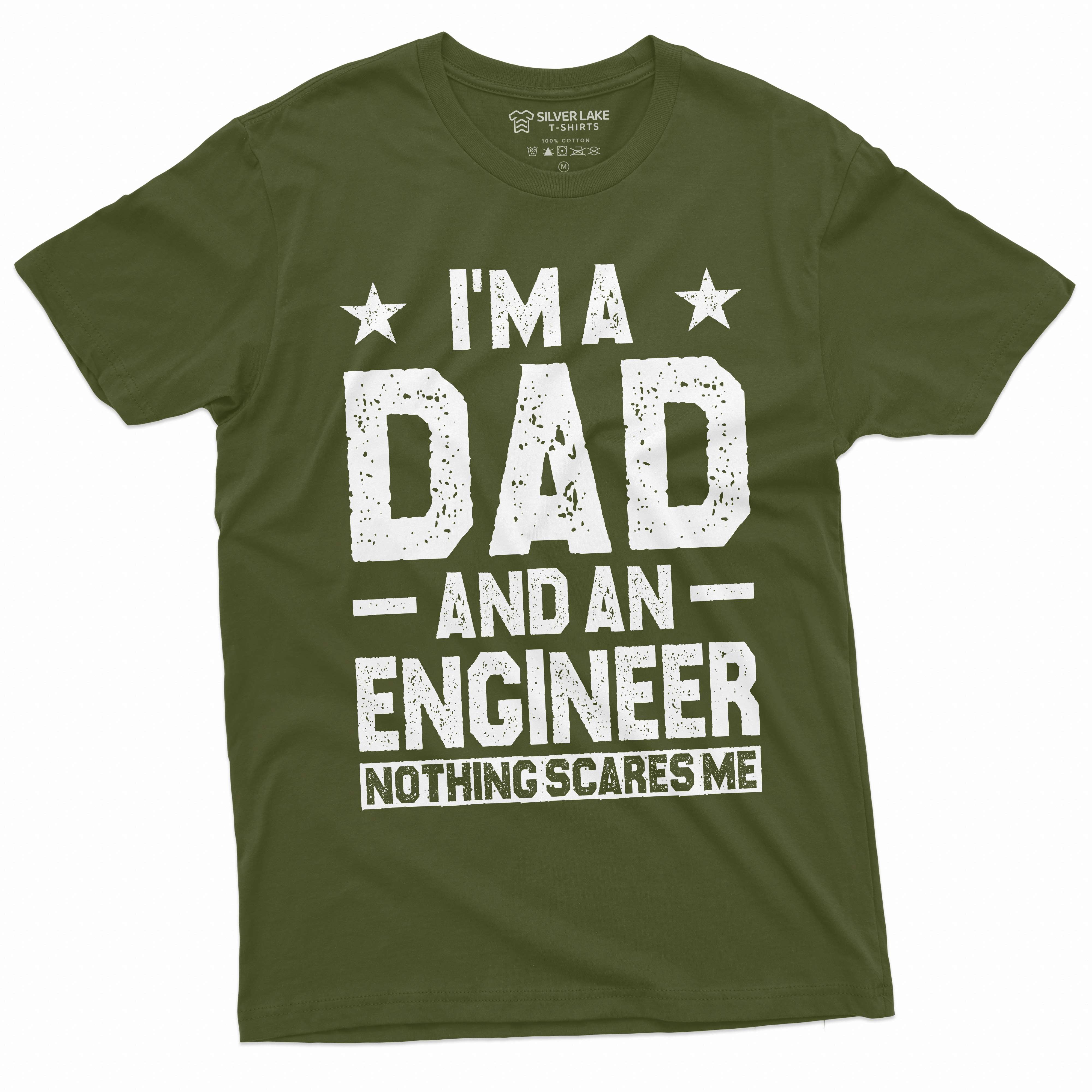 Dad Engineer T-shirt I am a dad and an engineer funny father's day gift ...
