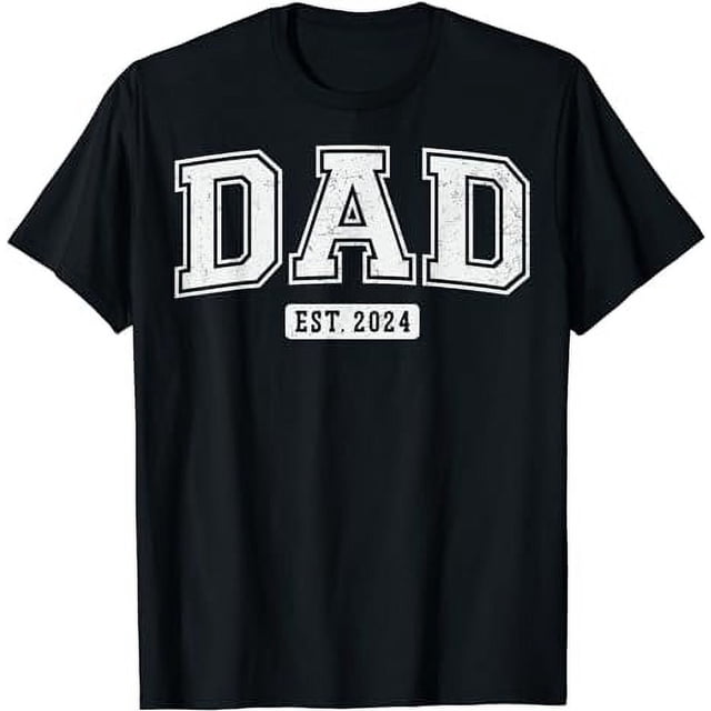 Dad Est 2024 Daddy To Be Gifts New Dad 2024 Expect Baby 2024 T-Shirt ...