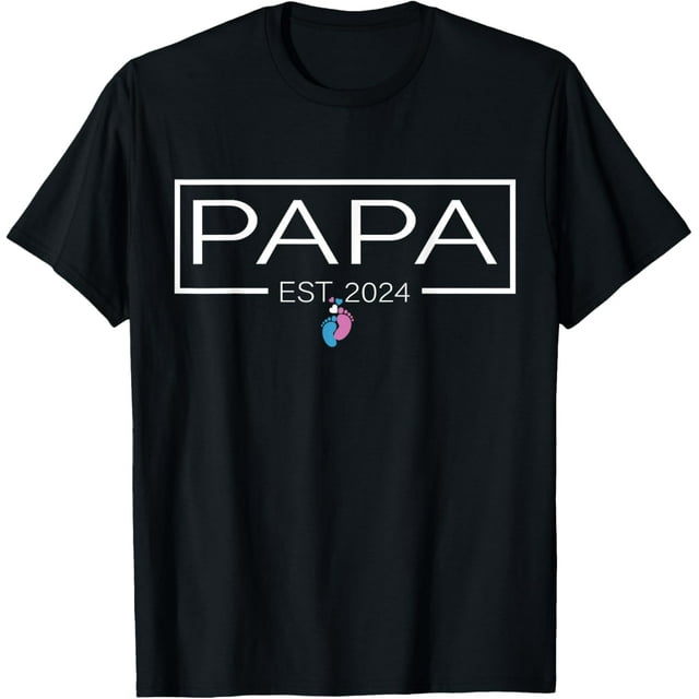 Dad Est. 2024 Expect Baby 2024,papa est 2024 New Dad 2024 T-Shirt ...